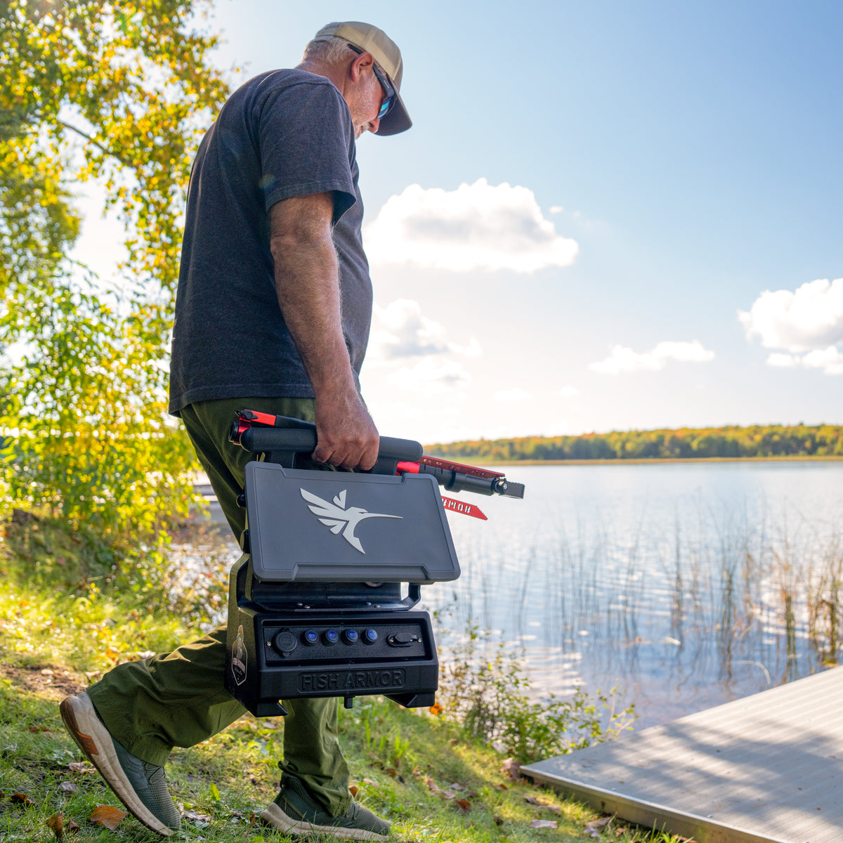 Pro Ultra Lite Shuttle - Ice Fishing Shuttle | FishArmor – Fish Armor USA