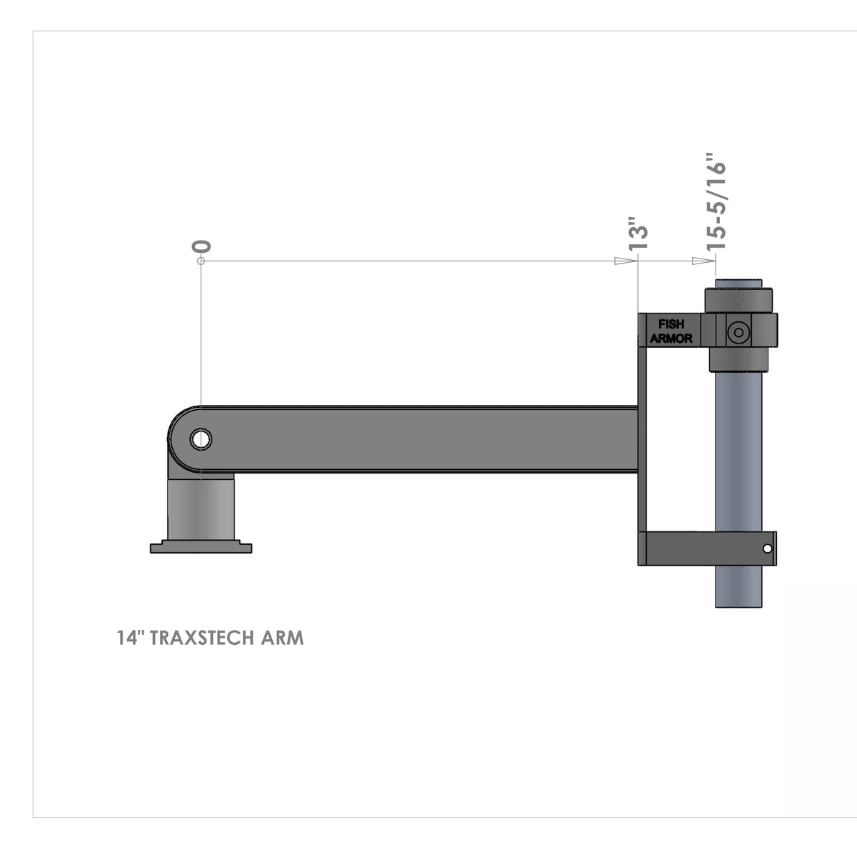 Pro Pole Boat Mount Arm by Traxstech - Ice Fishing Pole | FishArmor ...